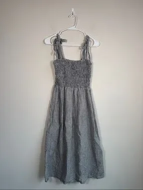 Wilfred | Dresses | Wilfred Golden Hour Linen Dress In Gingham ...